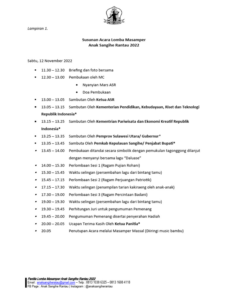 Rundown & Struktur | PDF