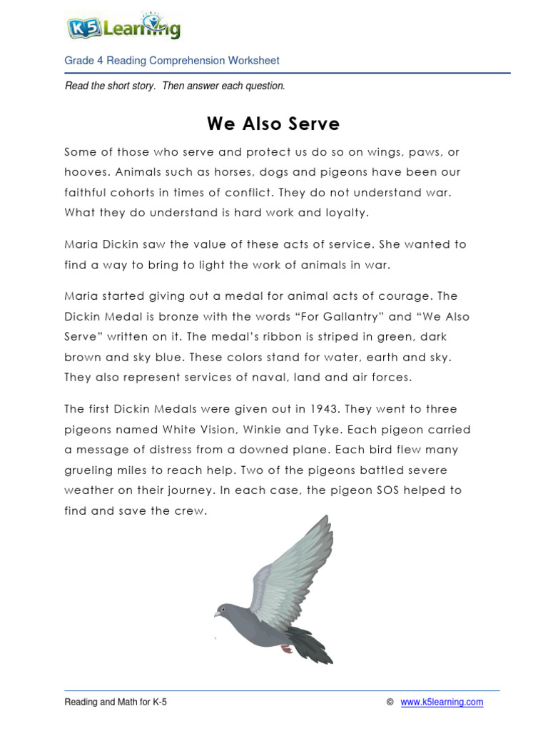 Grade 4 Story We Also Serve | PDF | History | General Fiction