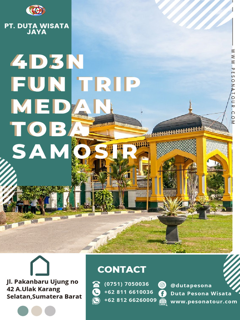 4d3n Fun Trip Medan Toba Samosir | PDF