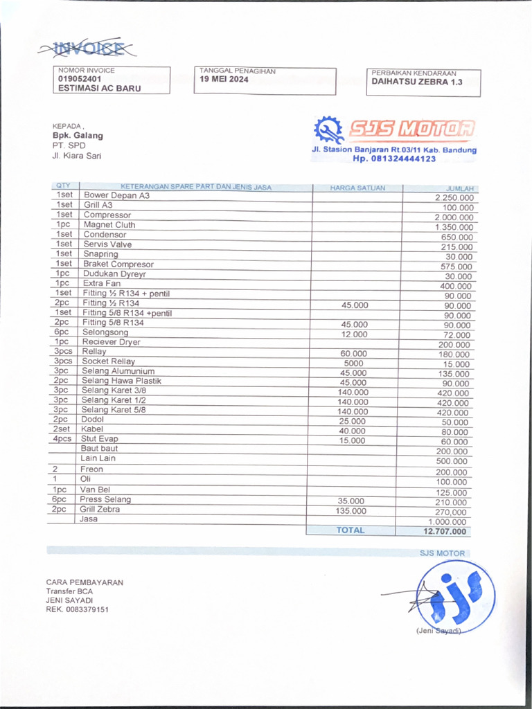 Estimasi AC Zebra | PDF