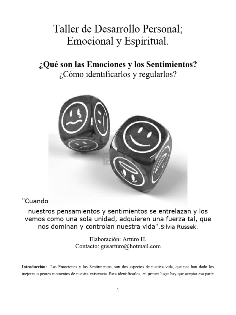 Taller Emociones 2011 | PDF | Las emociones | Ira