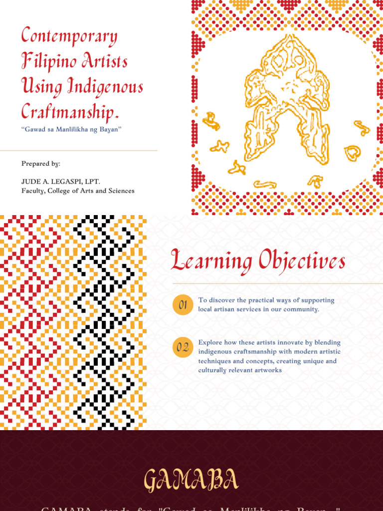 Gawad Sa Manlilikha NG Bayan (GAMABA) | PDF | Weaving