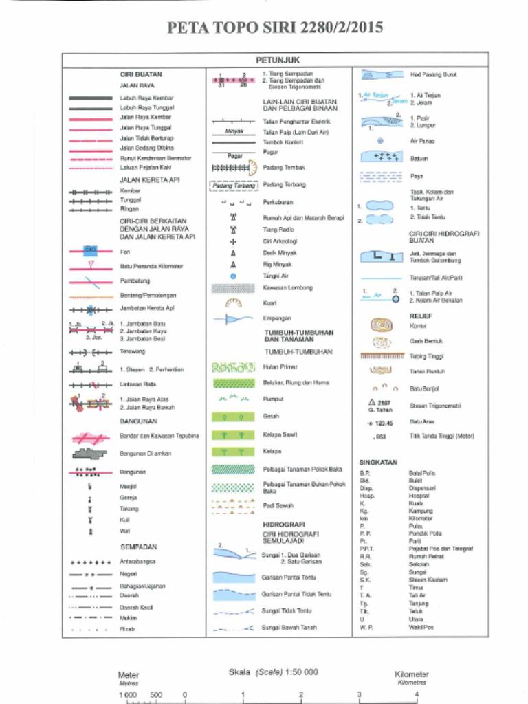 Peta Topo Siri 2015 | PDF