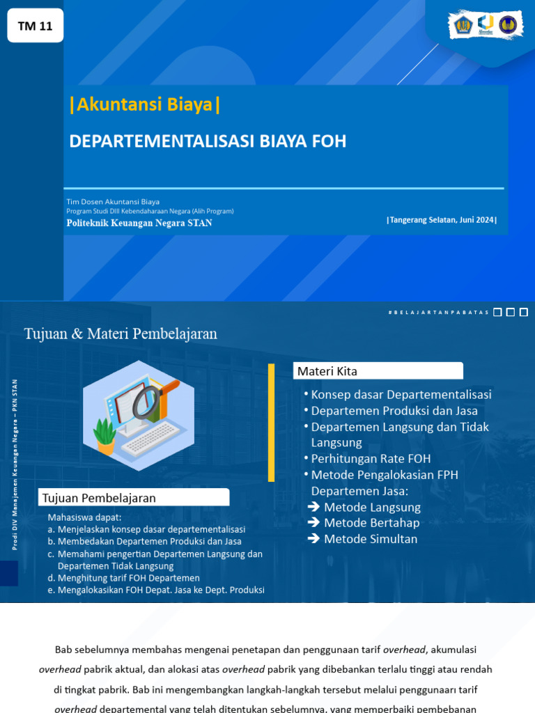 Departementalisasi FOH: Metode & Konsep | PDF
