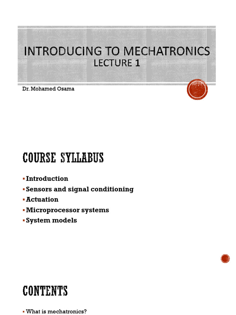 Lecture 1 | PDF | Feedback | Embedded System Lecture 1 | PDF | Feedback | Embedded System