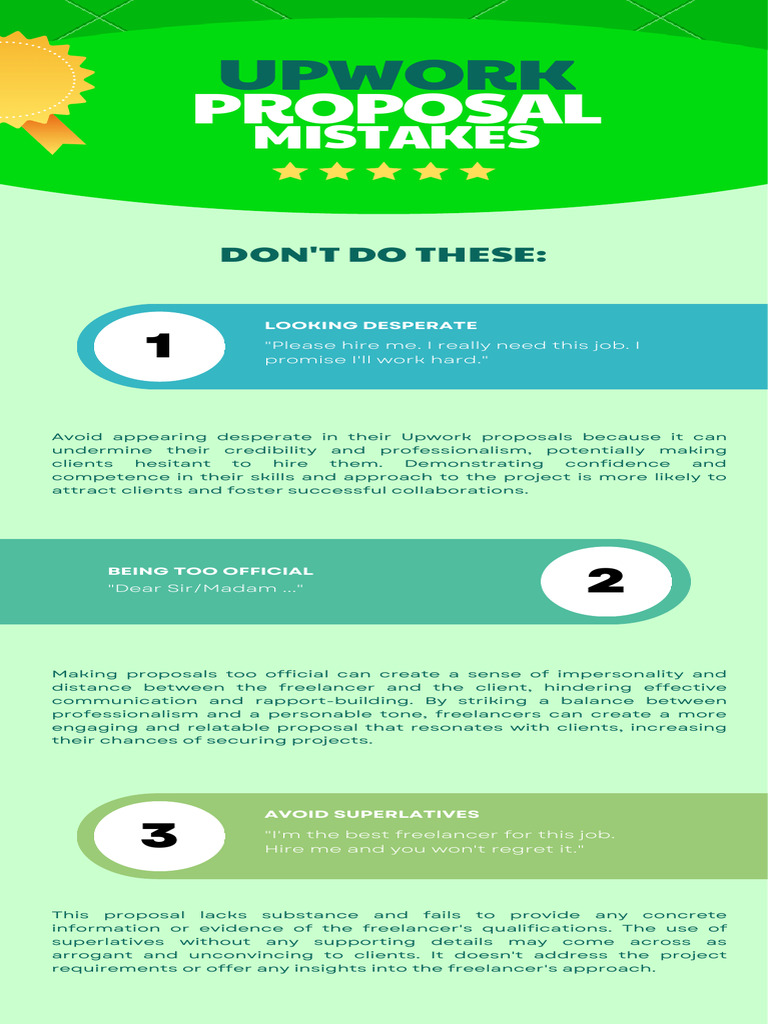 Upwork Proposal Mistakes EXPLAINED | PDF | Expert | Credibility Upwork Proposal Mistakes EXPLAINED | PDF | Expert | Credibility