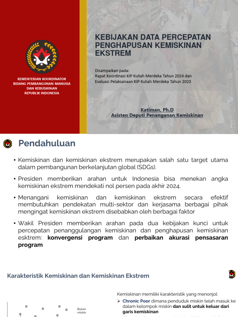Kemenko PMK - Rakor KIP Kuliah Merdeka 2024 Dan Evaluasi 2023 | PDF