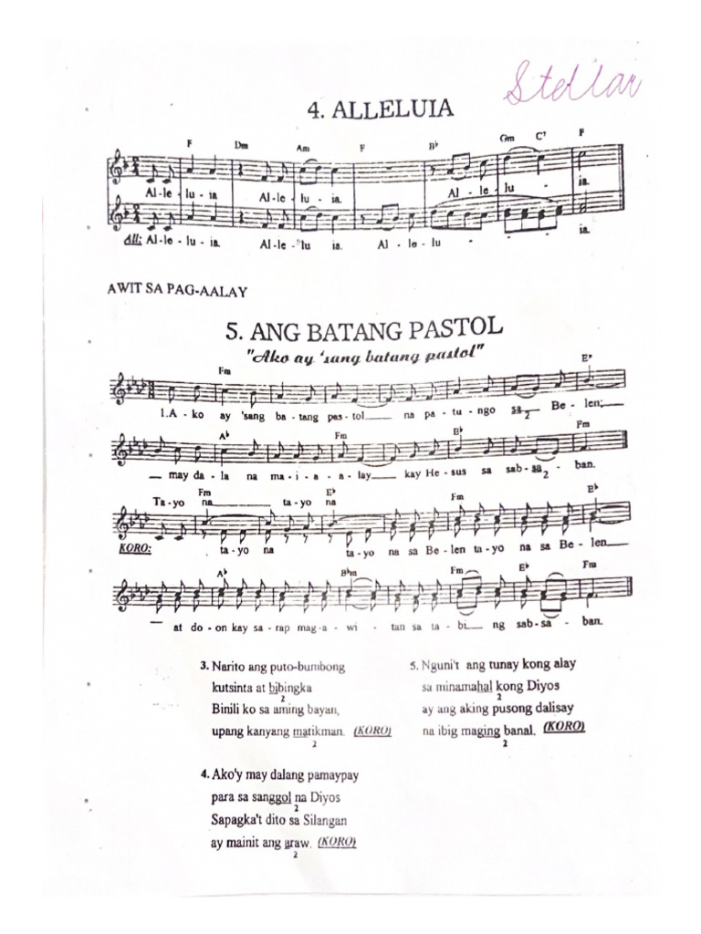 Ang Batang Pastol-Isang Pamaskong Panaginip | PDF