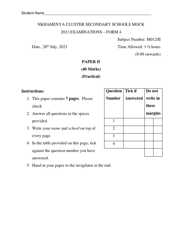 2021 MSCE Agriculture II | PDF | Agriculture