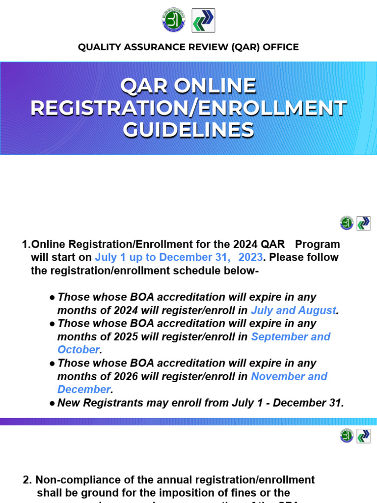 How To Register On Qar | PDF | Business