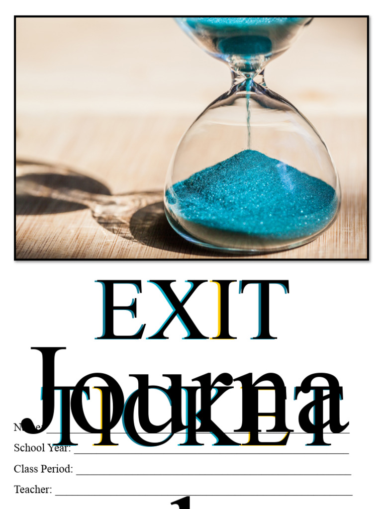 2 Exit Ticket Journal EDITABLE 1 - Comunidad | PDF | Human ...
