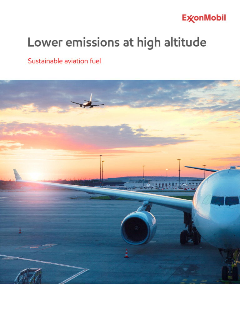 EXXON - sustainable-aviation-fuel-white-paper | PDF | Climate Change ...
