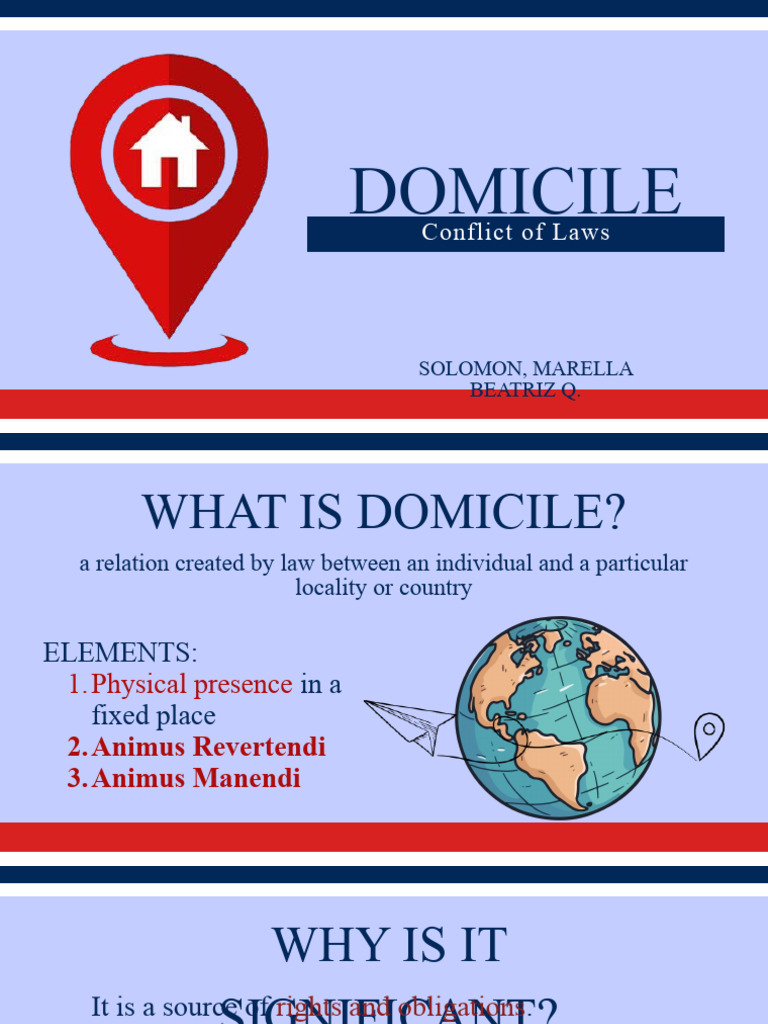 Domicile | PDF | Domicile (Law) | Naturalization