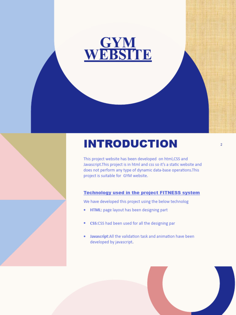 Gym Website | PDF Gym Website | PDF