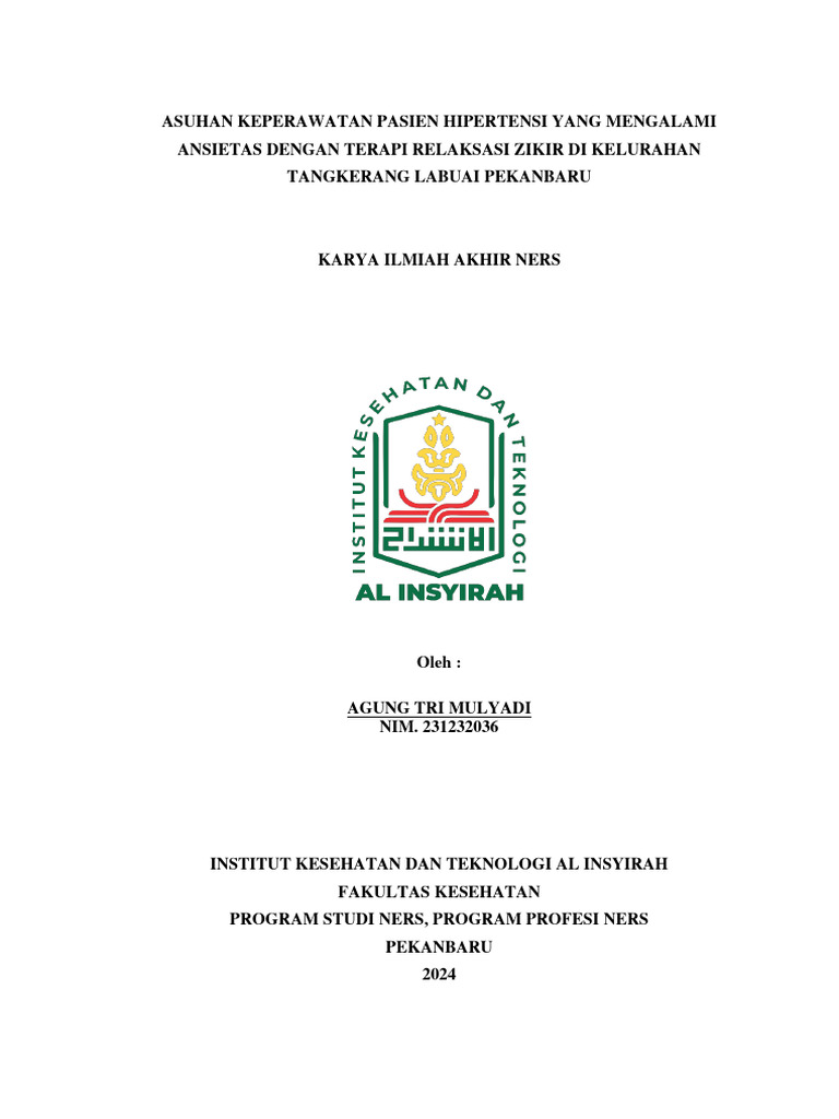 Terapi Zikir untuk Pasien Hipertensi | PDF | Sains & Matematika