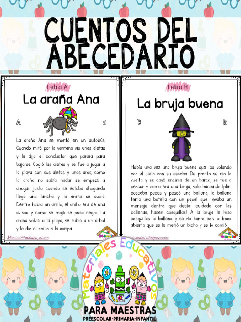 Cuentos Con Las Letras Del Abecedario Recopilado Por Materiales ...