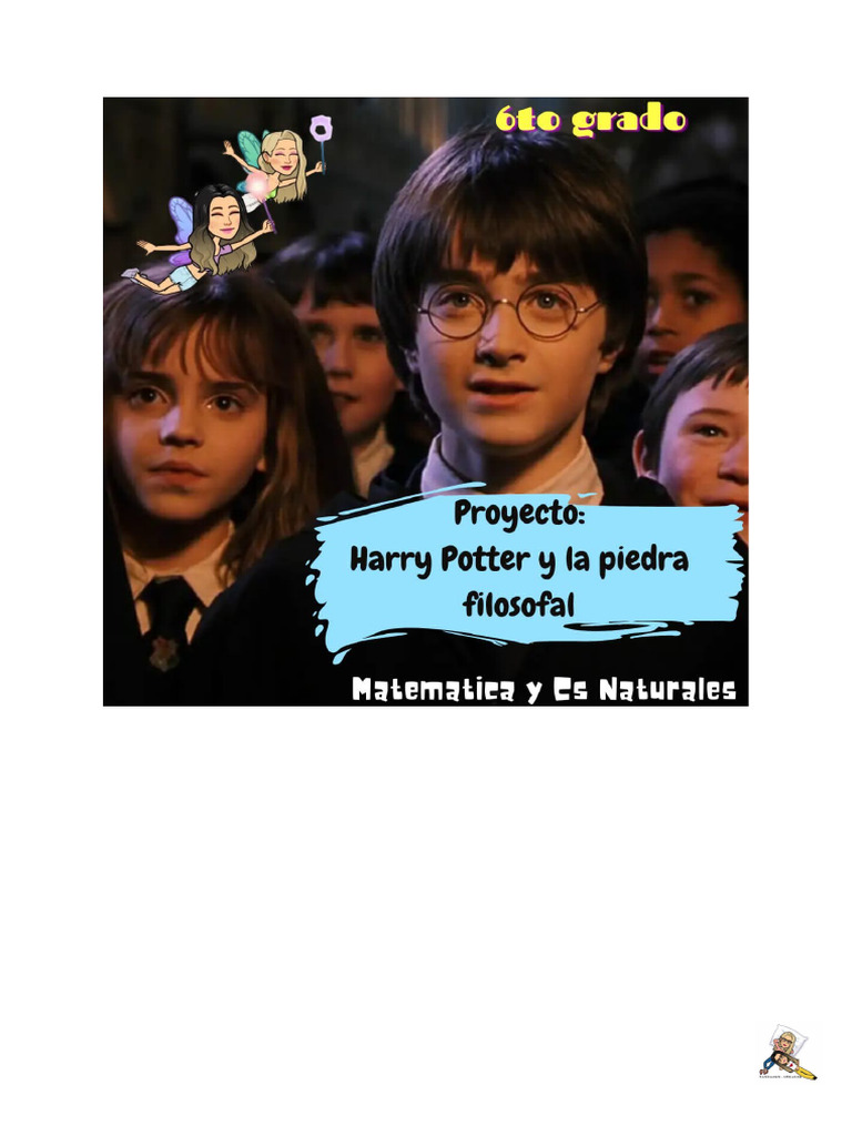 Proyecto - Harry Potter y La Piedra Filosofal | PDF | Enseñando