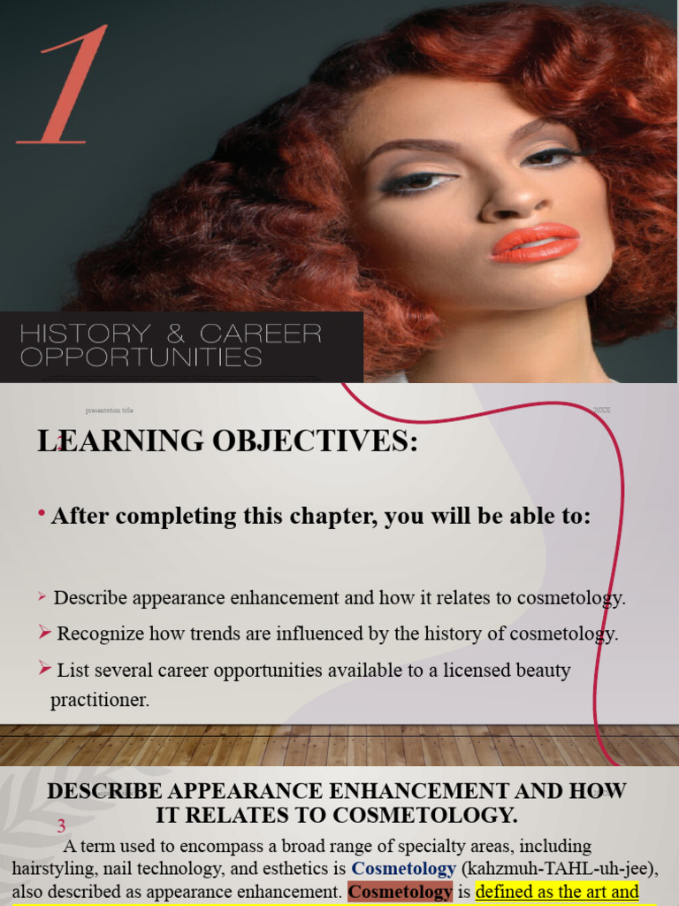 Unit I - History of Cosmetology | PDF