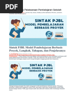 SINTAK PJBL | PDF