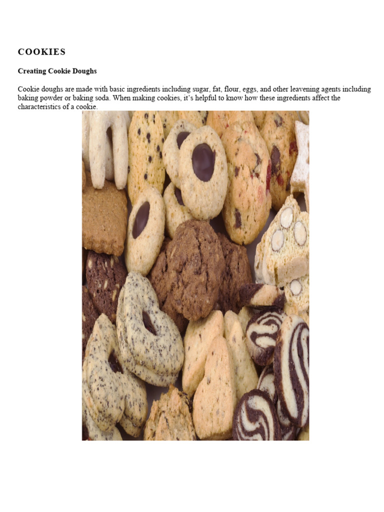 Cookies | PDF | Flour | Cakes