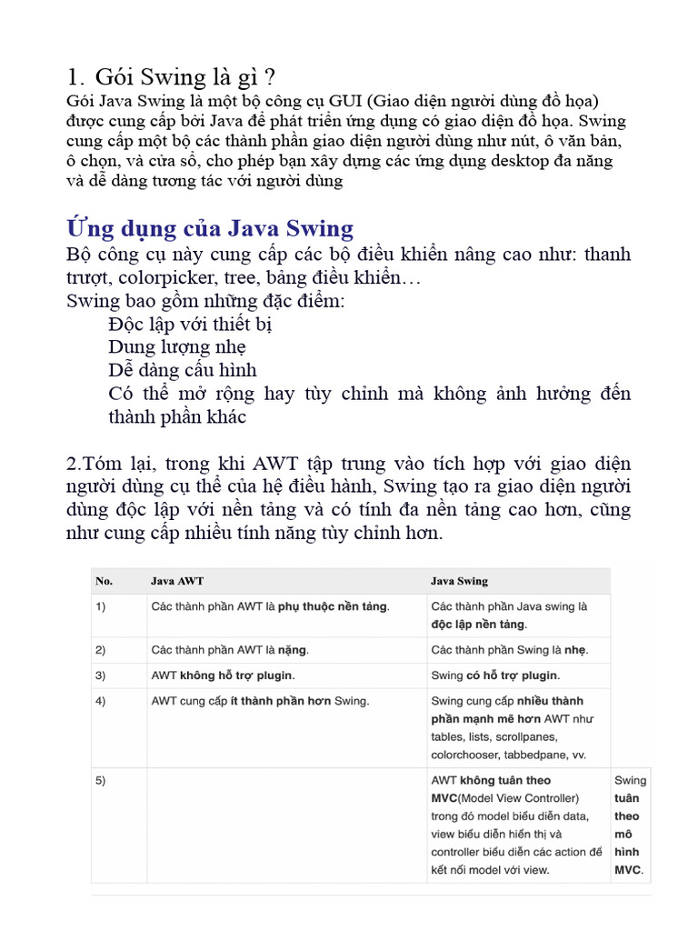 Ly Thuyet Java | PDF