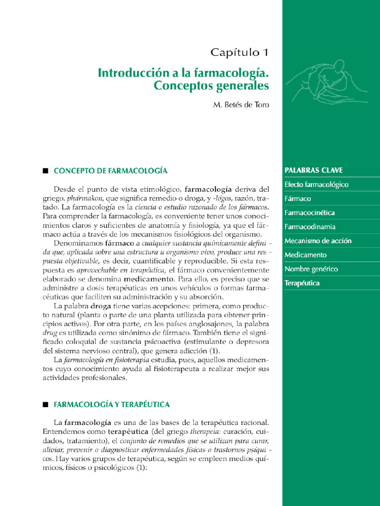 Introducción a la farmacología. Conceptos generales - PDF Free Download | PDF