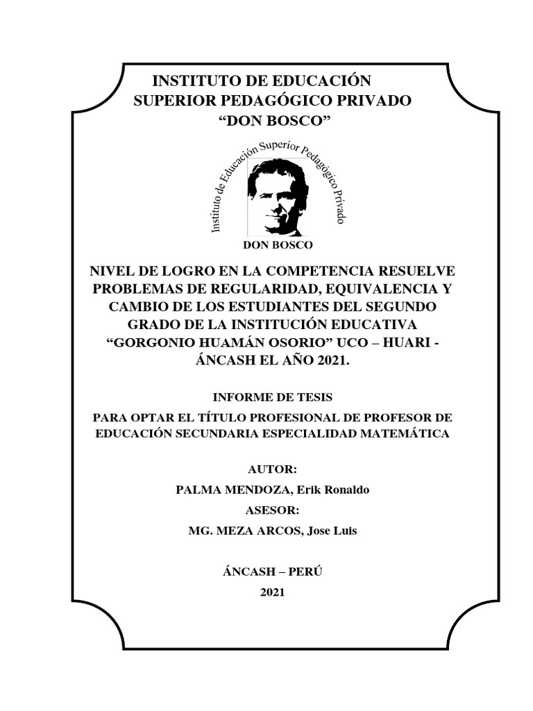 RESUELVE PROBLEMAS DE REGULARIDAD, EQUIVALENCIA Y CAMBIO 2° GRADO ...