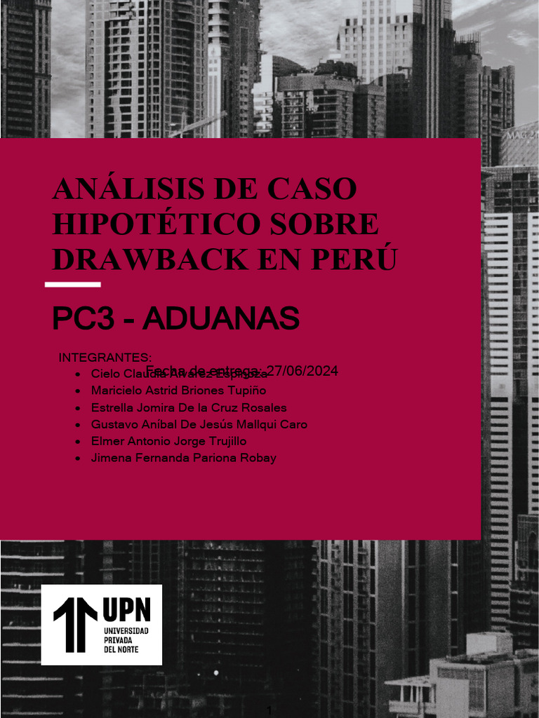 PC3 Aduanas Grupo 2 | PDF | Logística | aduana