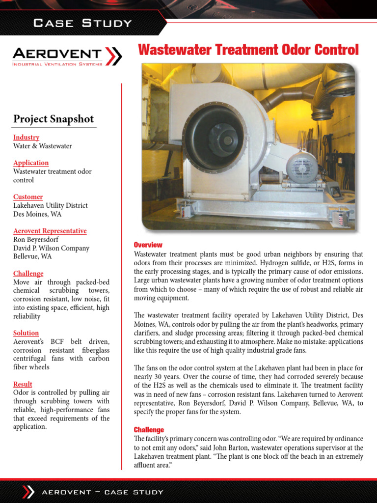 AV-Wastewater-Treatment-Odor-Control | PDF | Sewage Treatment | Corrosion