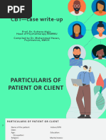 CBT Formulation Template | PDF