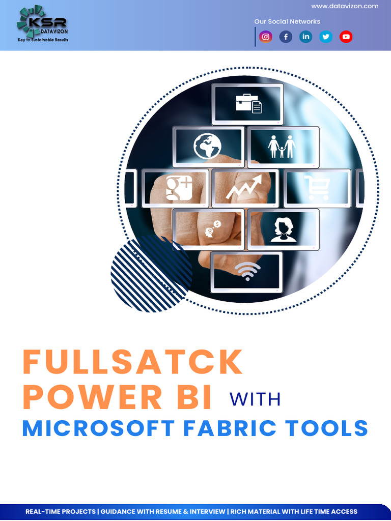 KSR DATA VISION Fullstack - Powerbi - With - Fabric - Tools | PDF | Sql | Databases