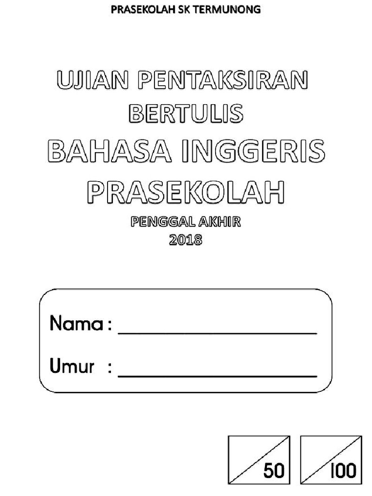 Ujian BI Pra | PDF