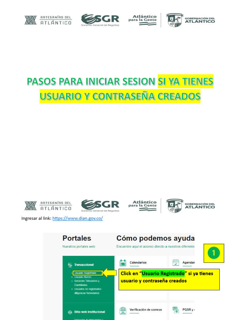 Paso A Paso para Iniciar Sesion en El Rut | PDF | Crecimiento personal ...