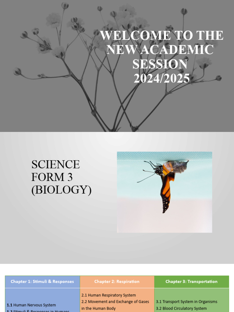 Science Form 3 Biology: Nervous System | PDF | Stimulus (Physiology ...