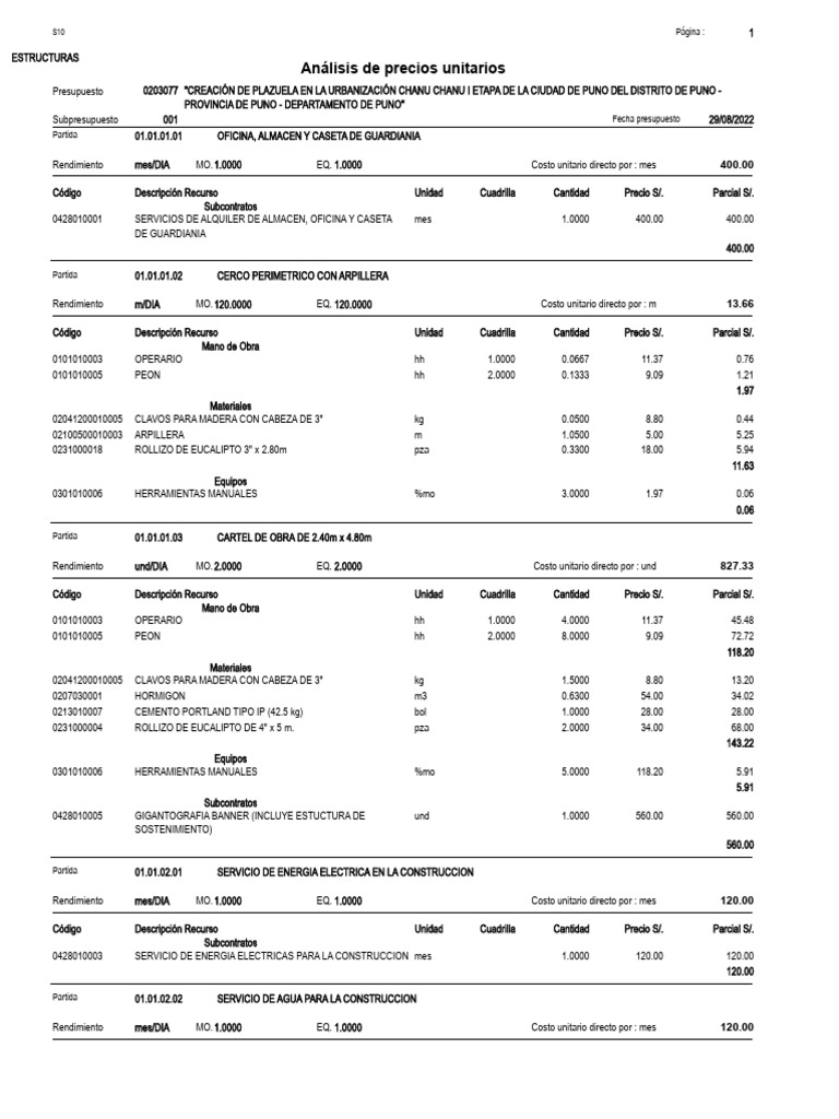 Acu Estructuras | PDF | Hormigón | Materiales de construcción