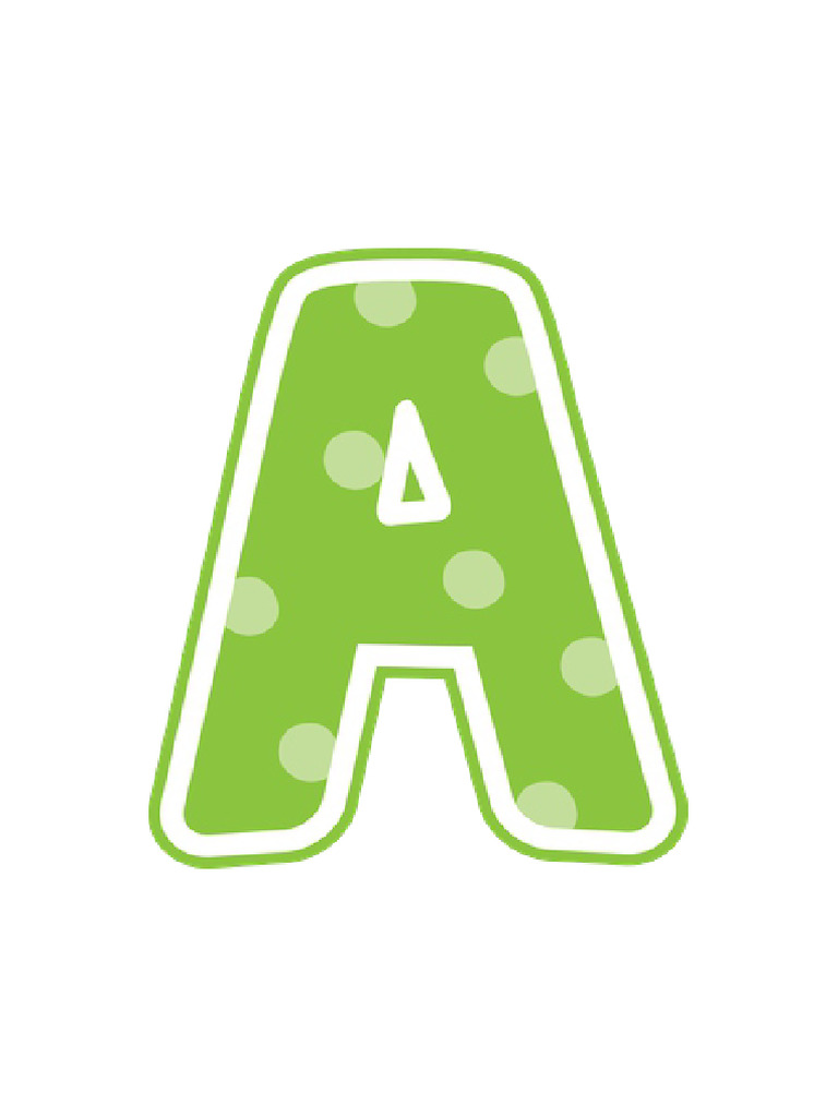 Letras para Imprimir A Color | PDF