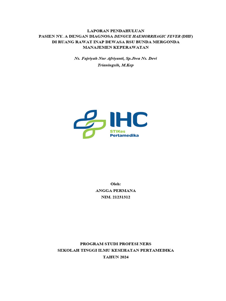 LP Katim DHF Mankep Angga TGL 27:06:24 | PDF