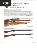 Mosin Nagant Rifle Guide To Proofs and Markings | PDF | Firearms | Projectile Weapons