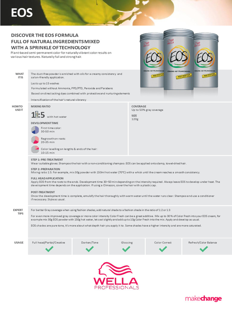 WELLA-Color-College FactSheet EOS | PDF