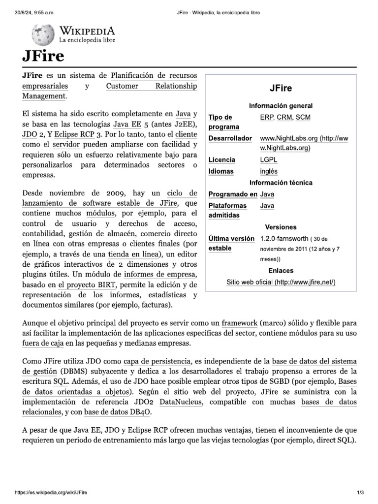 Apuntes Clase JFire | PDF