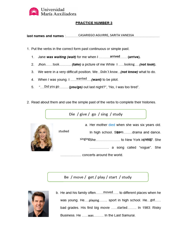 Practice Number 3 | PDF
