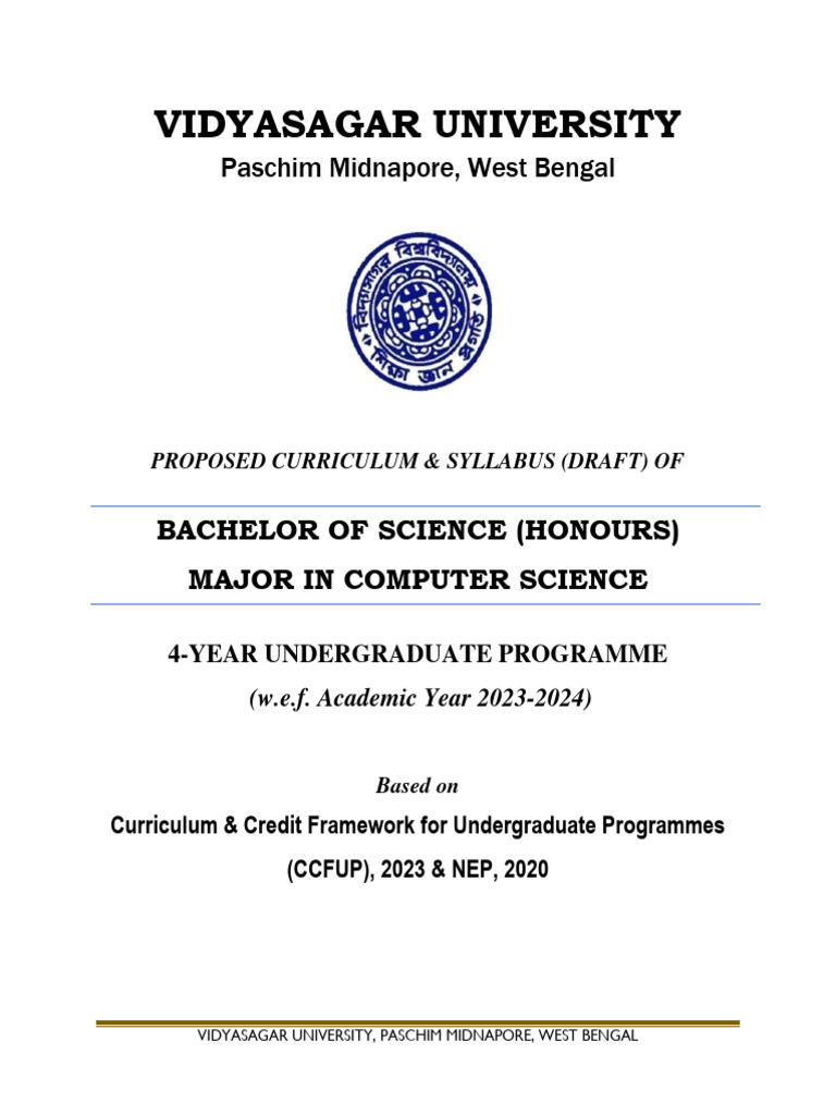B.Sc. Computer Science Curriculum 2023 | PDF | Pointer (Computer ...