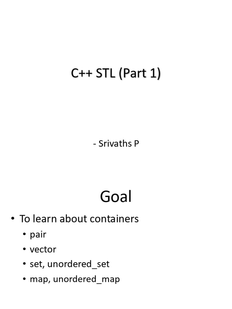 STL 1 | PDF | C++ | Computer Programming