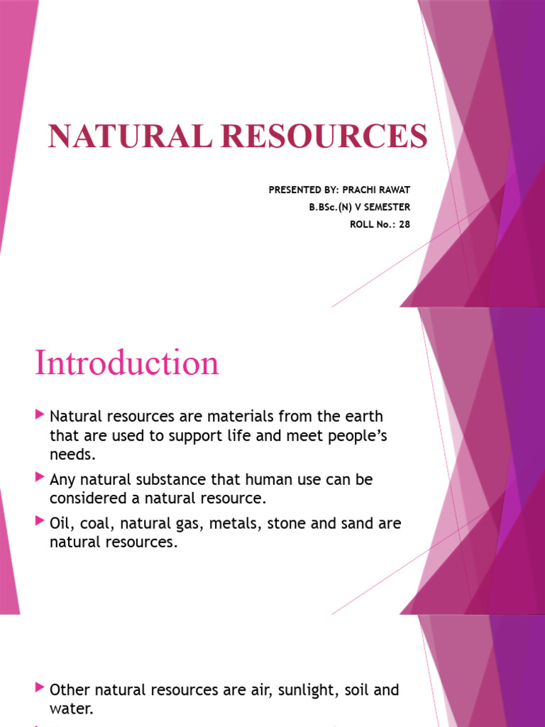 Overview of Natural Resources and Issues | PDF | Groundwater ...