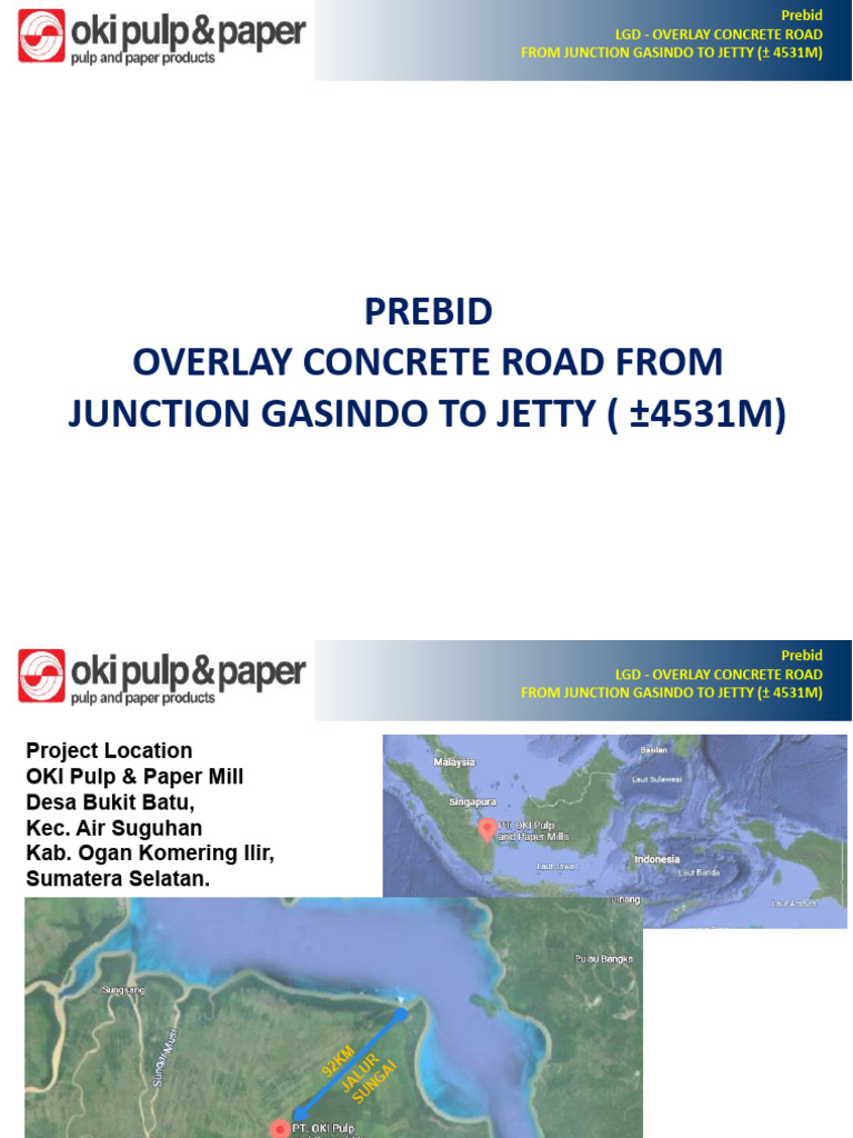 Prebid - Overlay Concrete Road 4.53km | PDF | Structural Engineering ...