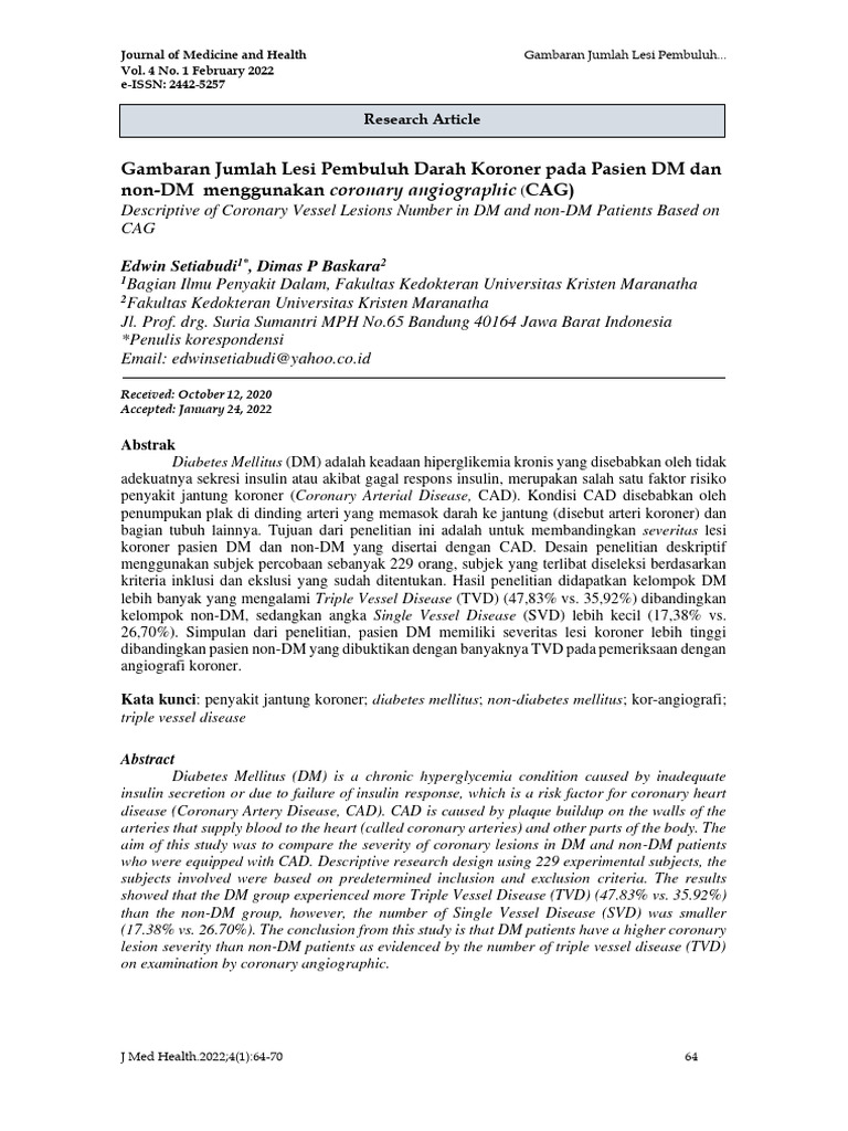 Jurnal Cathlab | PDF