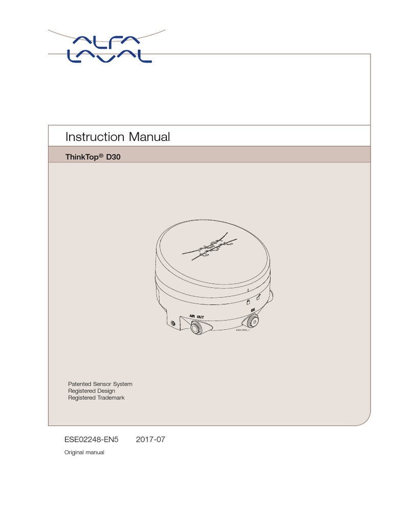 Thinktop d30 Instruction Manual | PDF | Valve | Programmable Logic Controller