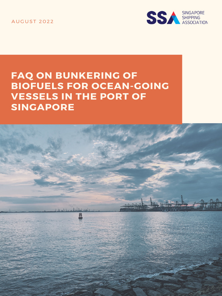 FAQ On Bunkering of Biofuels For Ocean Going Vessels in The Port | PDF | Biofuel | Biodiesel