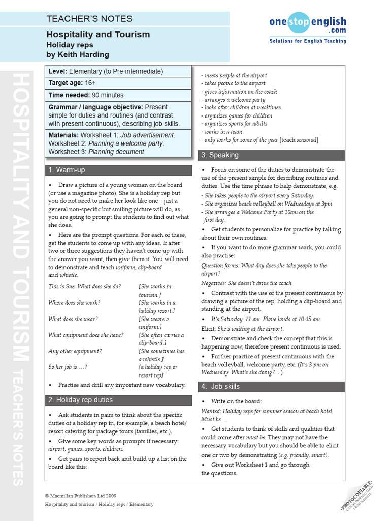 4.holiday Reps - Ele | PDF