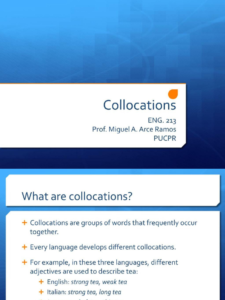 Collocation S | PDF